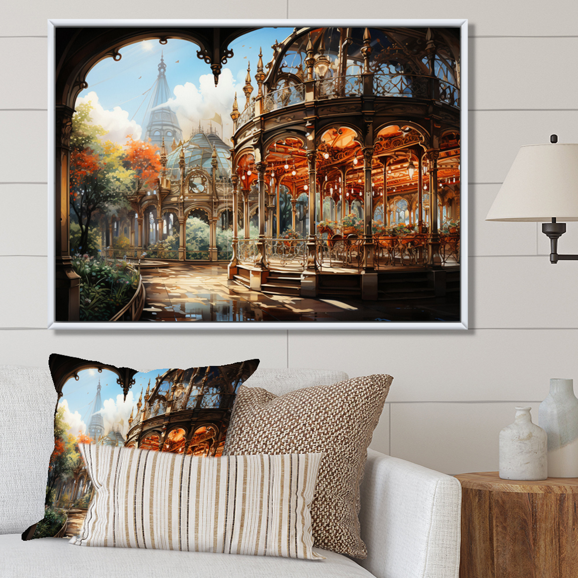 Winston Porter Makyi Carousel Whimsical Delight II On Canvas Print - Wayfair Canada